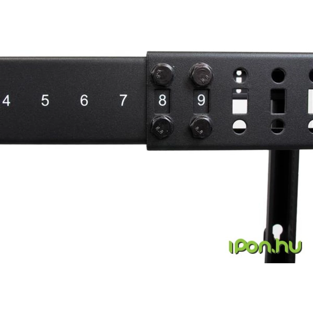 STARTECH 12U Adjustable Depth Open Frame 4 Post Server Rack w/ Casters ...