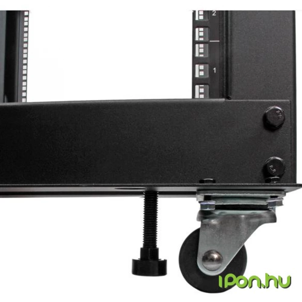 STARTECH 12U Adjustable Depth Open Frame 4 Post Server Rack w/ Casters ...