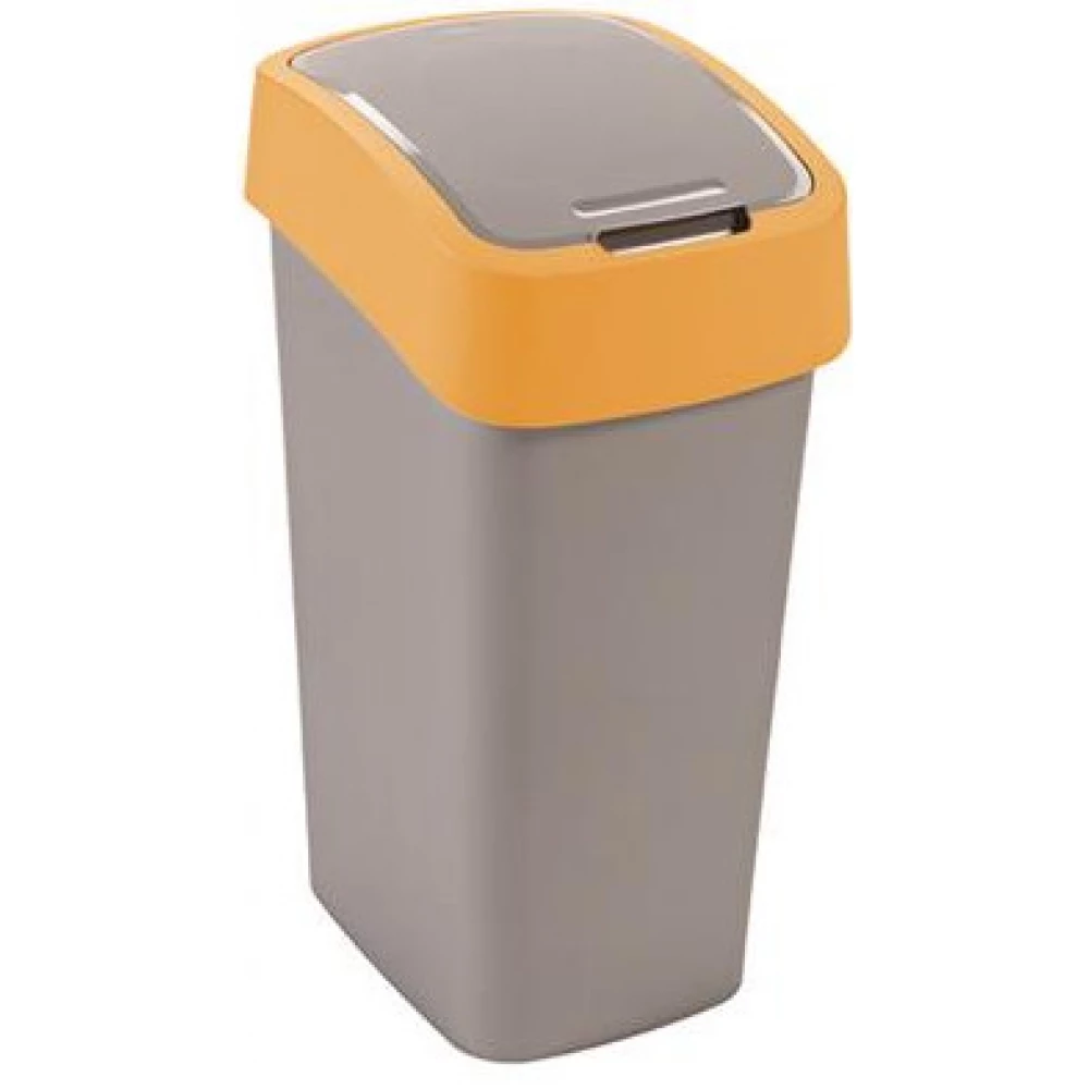 CURVER Tipper szelektív waste collection plastic 50 l gray-yellow ...