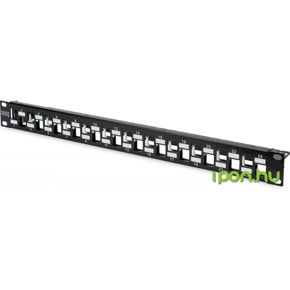 DIGITUS Professional Modulares Patch Panel 24-Port abgestuft - iPon ...