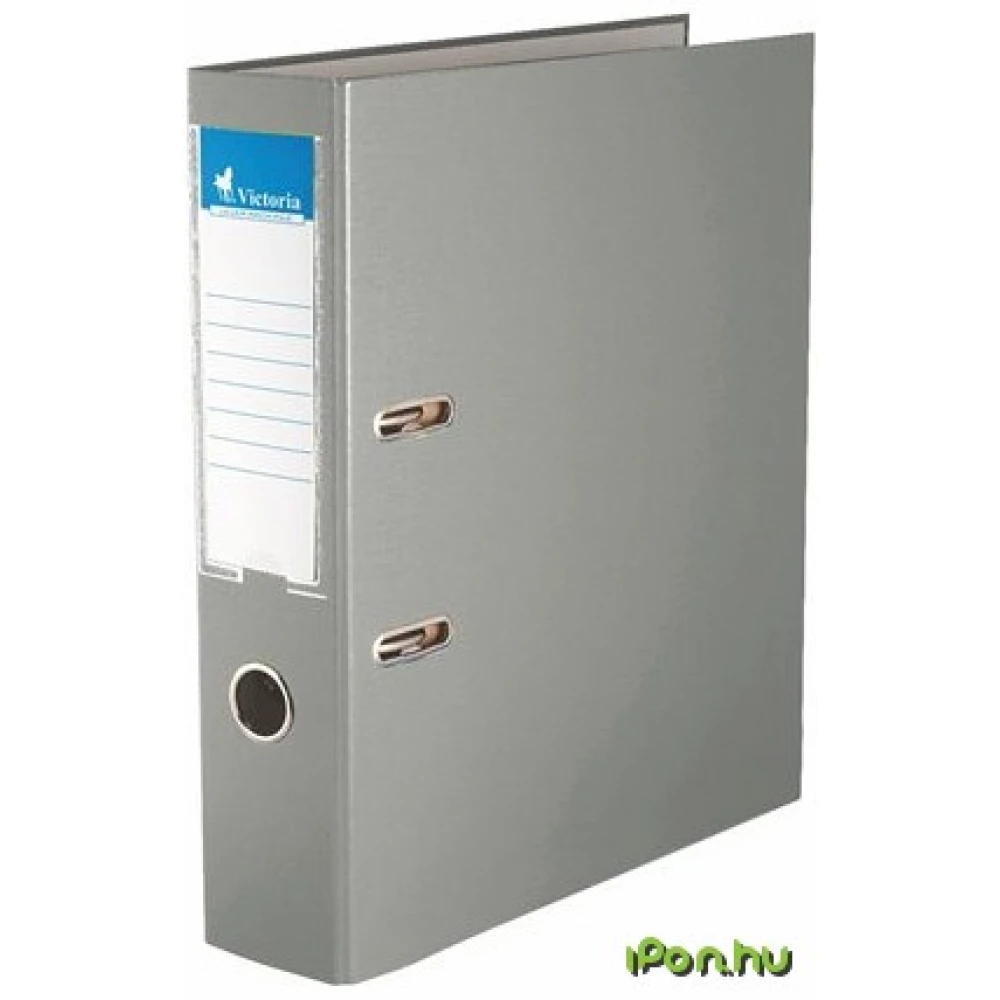 VICTORIA Basic Binders 75 mm A4 PP/karton grey - iPoncomp.com