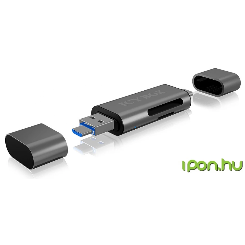 ICY BOX IB-CR200-C External card reader with multi-USB connector - iPon.hu
