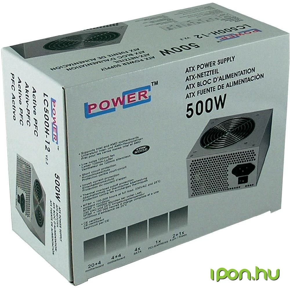 LCPOWER Office LC500H-12 V2.2 500W - iPoncomp.com