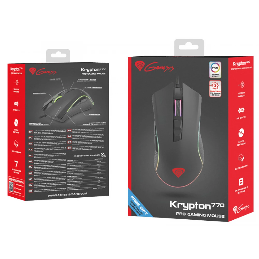 NATEC Krypton 770 black - iPoncomp.com