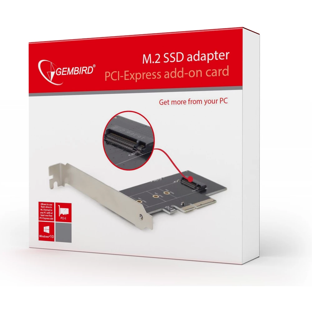 gembird-m-2-ssd-adapter-pci-express-add-on-card-with-extra-low-profile