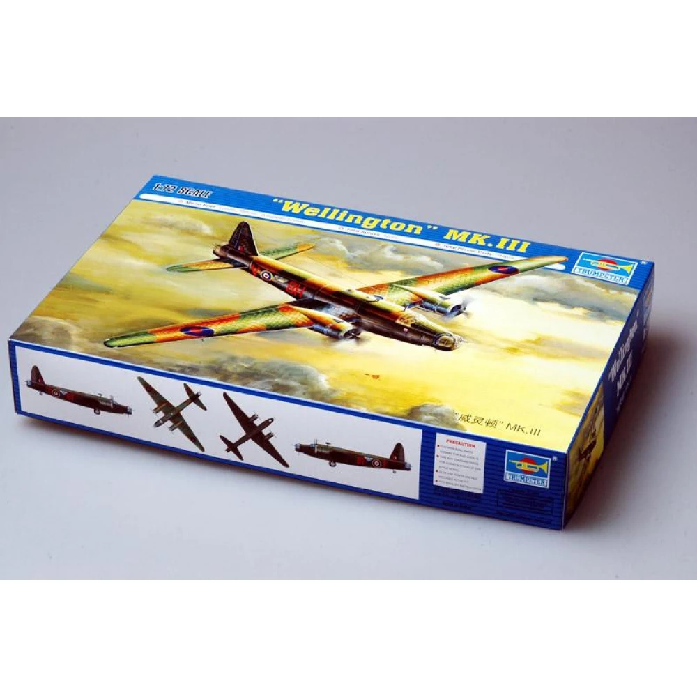 TRUMPETER 1/72 Wellington mk 3 military aircraft model - iPoncomp.com