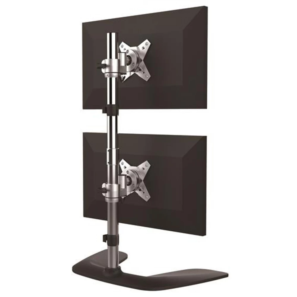 STARTECH Vertical Dual-Monitor Stand - Aluminum - iPoncomp.com