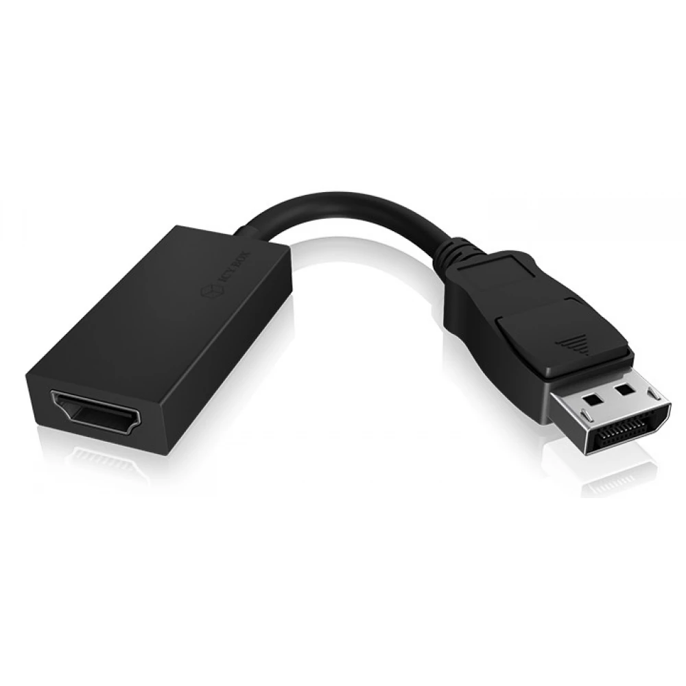 ICY BOX DisplayPort 1.2/1.2a HDMI transformator Crno 5cm IB-AC508a ...