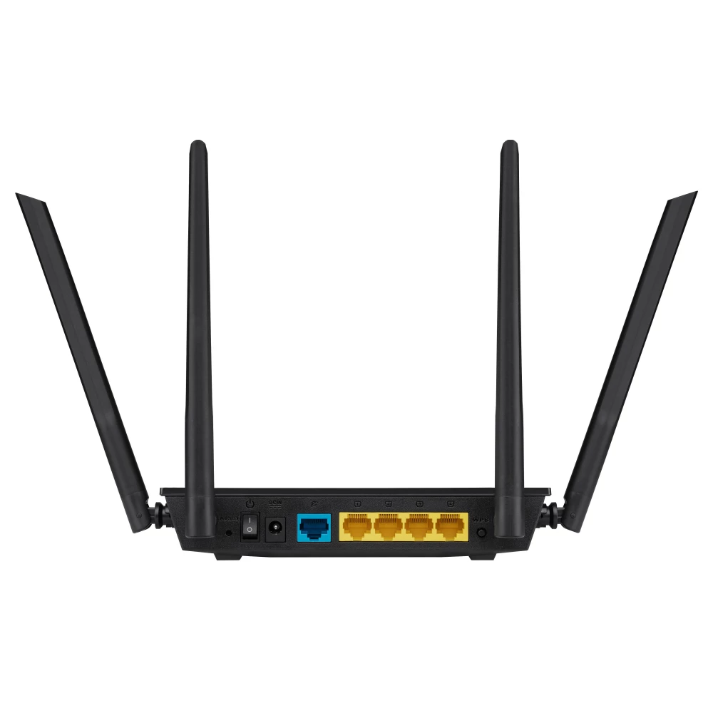 ASUS RT-AC1200 V2 AC1200 Dual-Band Wi-Fi Router with four antennas and ...