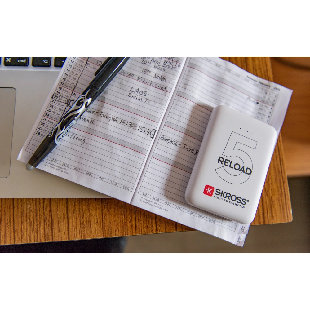 SKROSS Reload 5 Powerbank 5000mAh 2xUSB fehér - iPon.hu