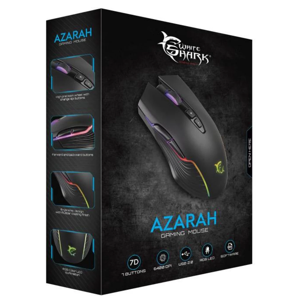 WHITE SHARK GM-5003 Azarah negru - iPon.ro
