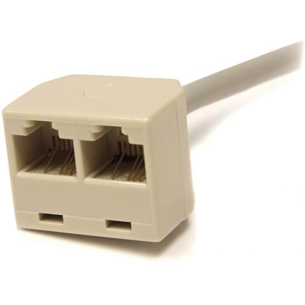 STARTECH UTP Splitter Gray 33cm RJ45SPLITTER - iPoncomp.com