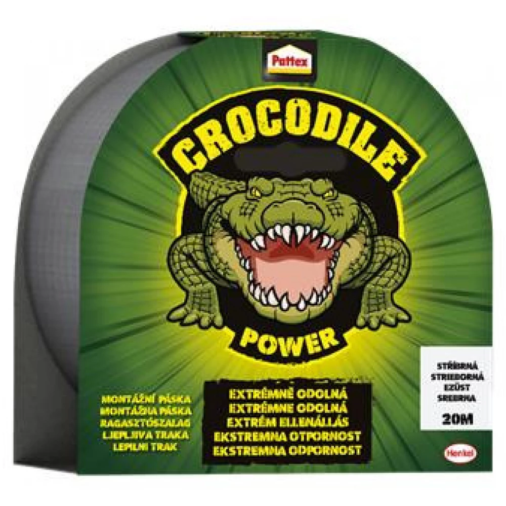 HENKEL Duct tape 48 mm x 20 m Pattex Crocodile silver - iPoncomp.com