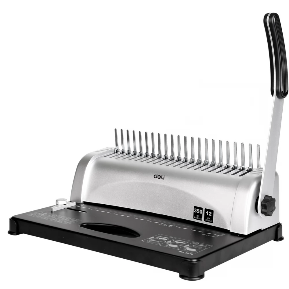 DELI E3870 spirálozógép white - iPoncomp.com