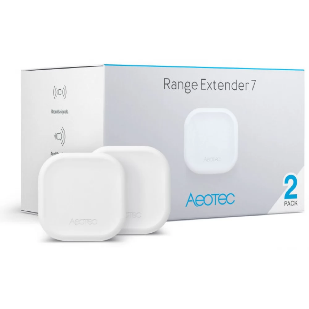 AEOTEC Range Extender 7 (dupla package) Z-Wave Plus V2 Repeater ...