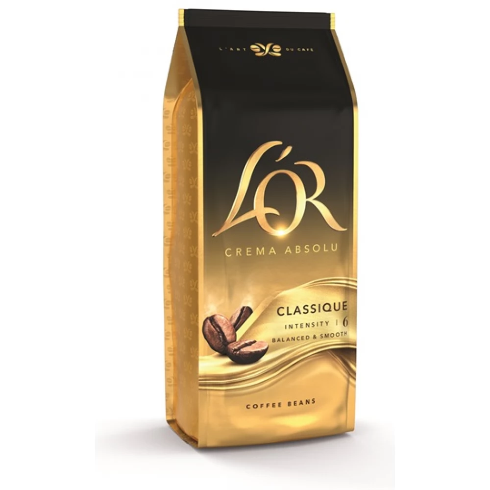 JACOBS LÓR Crema Absolu Classique beans coffee 1000 g - iPoncomp.com