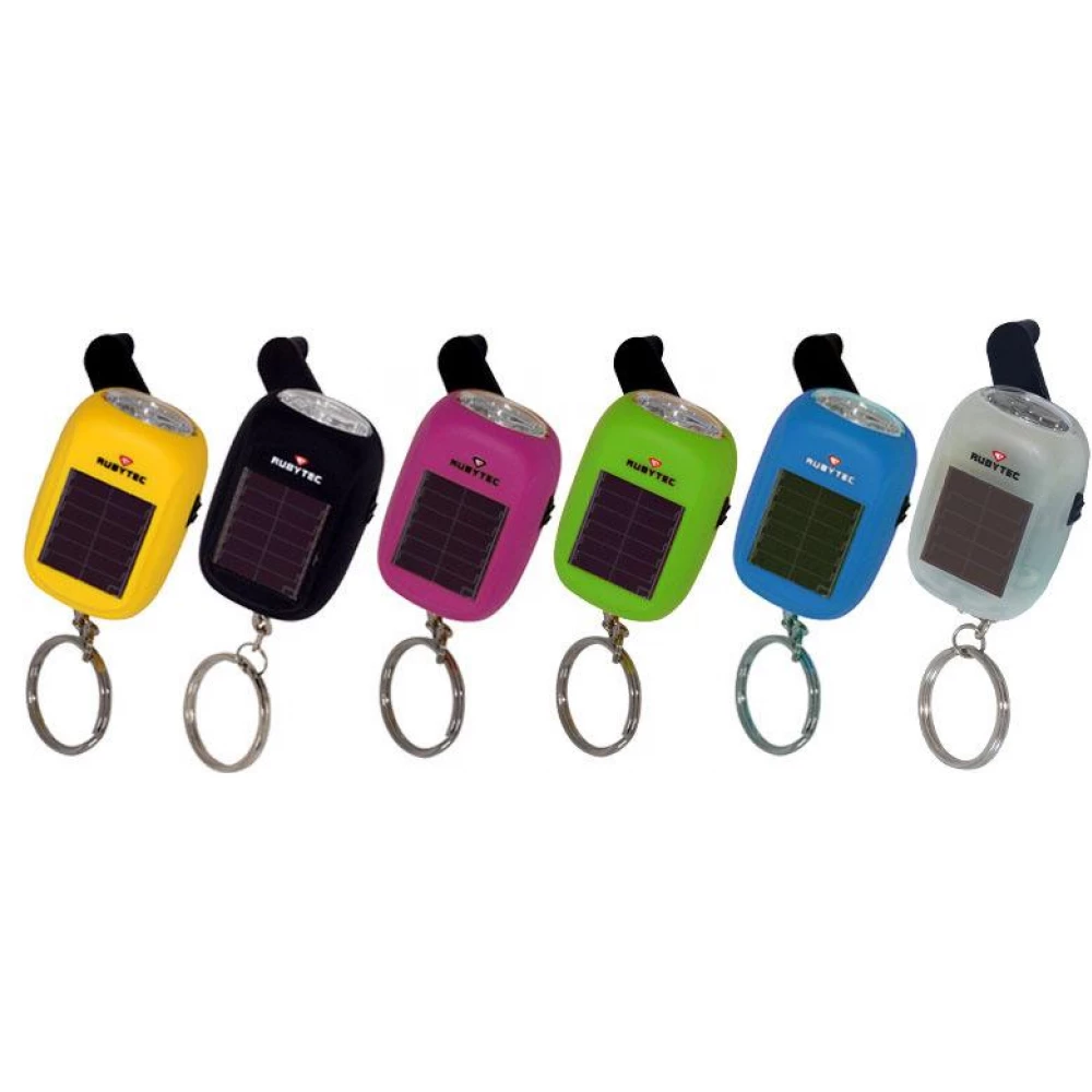 Rubytec KAO solar kulcstartó-dinamólámpa black - iPoncomp.com