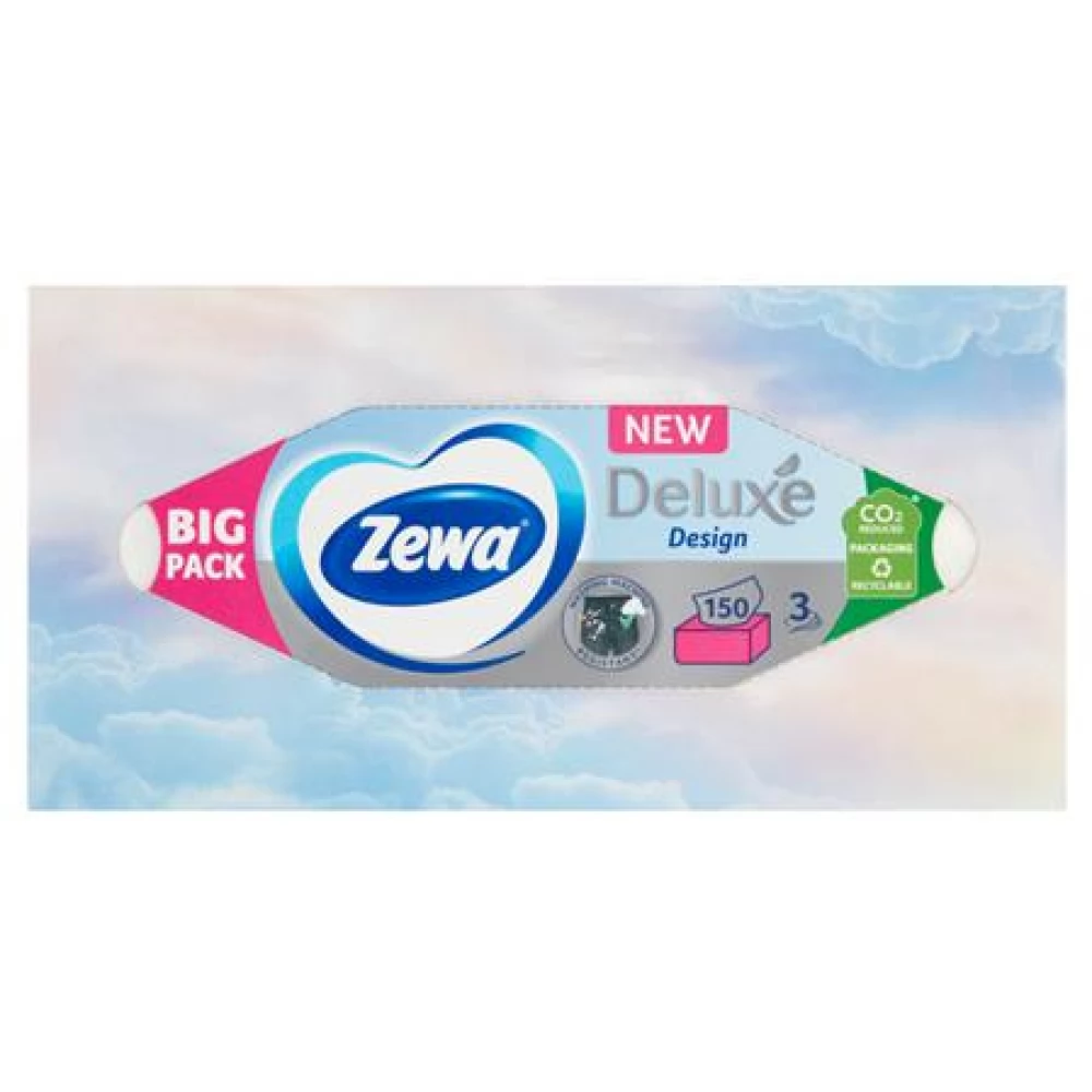 ZEWA Deluxe paper zsebkendő unscented 150 pcs - iPoncomp.com