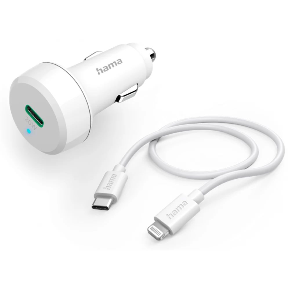 Hama 201611 Autós Töltő Fic E3 Pd 20w Usb Type C Fehér Ipon Hu