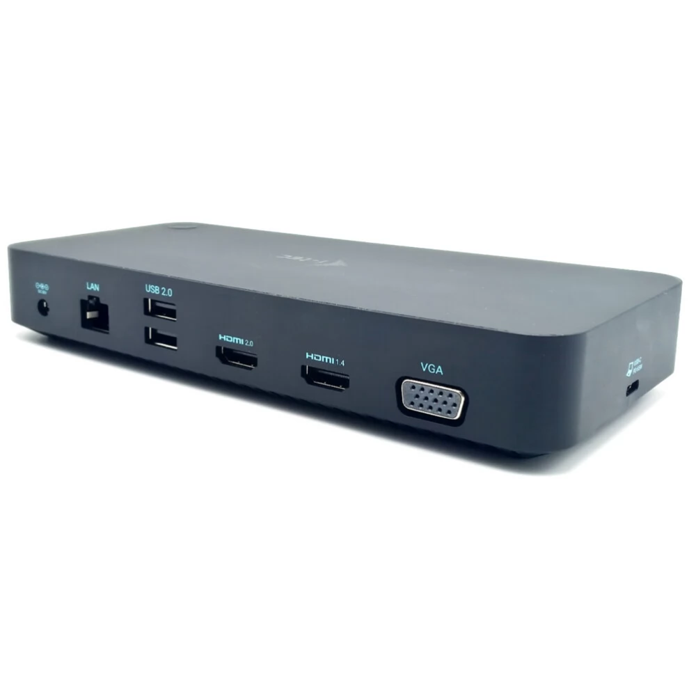 ITEC USB 3.0/USB-C/Thunderbolt 3x Display Docking Station + Power ...