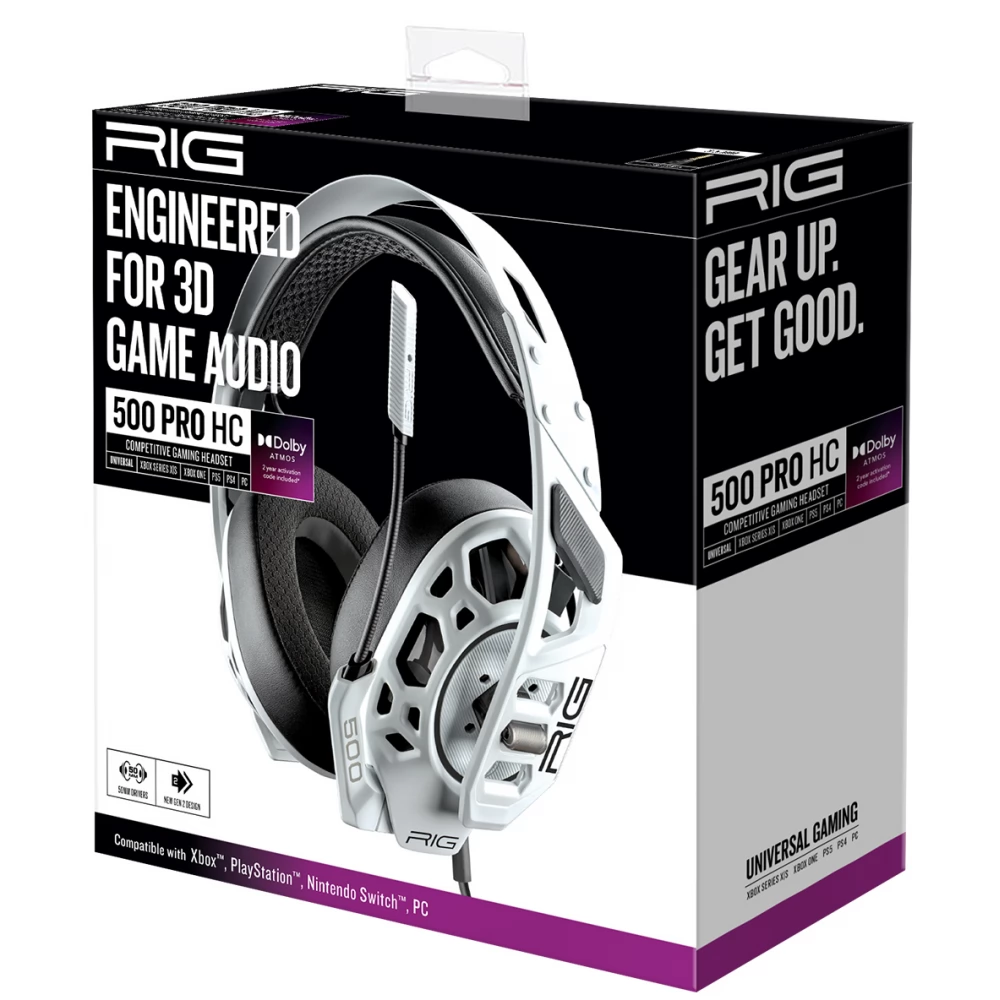 NACON RIG 500 HC Headset MULTI white v2 ATMOS - iPoncomp.com