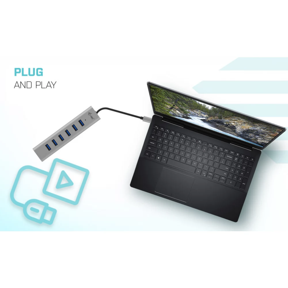 ITEC USB-C Charging Metal HUB 7 Port - iPon.hu