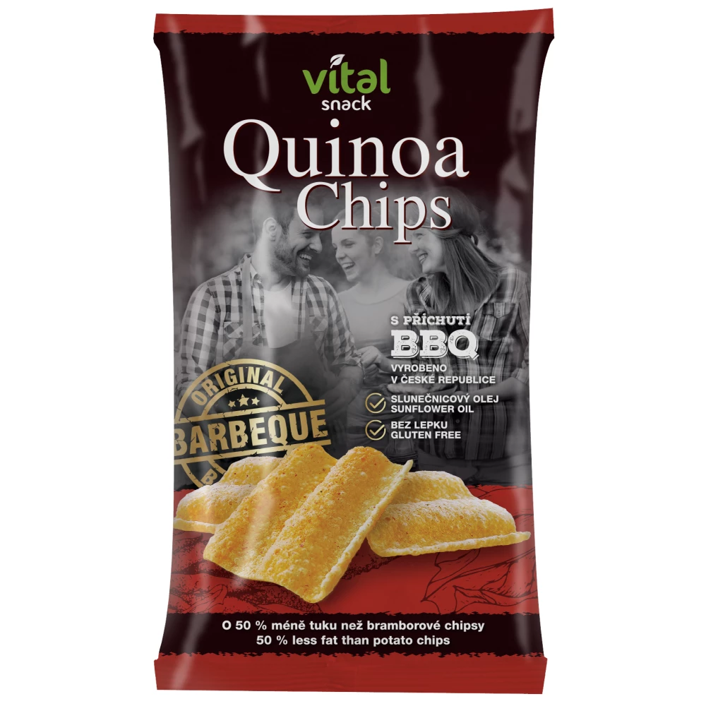 Vital Snack quinoa chips bbq taste 60 g - iPoncomp.com