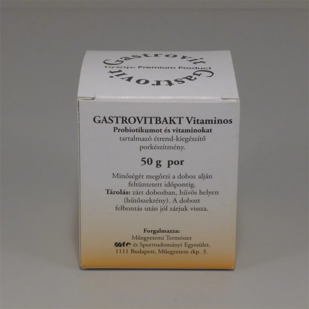Gastrovit bakt vitaminos probiotikumot and vitaminokat with étrend ...