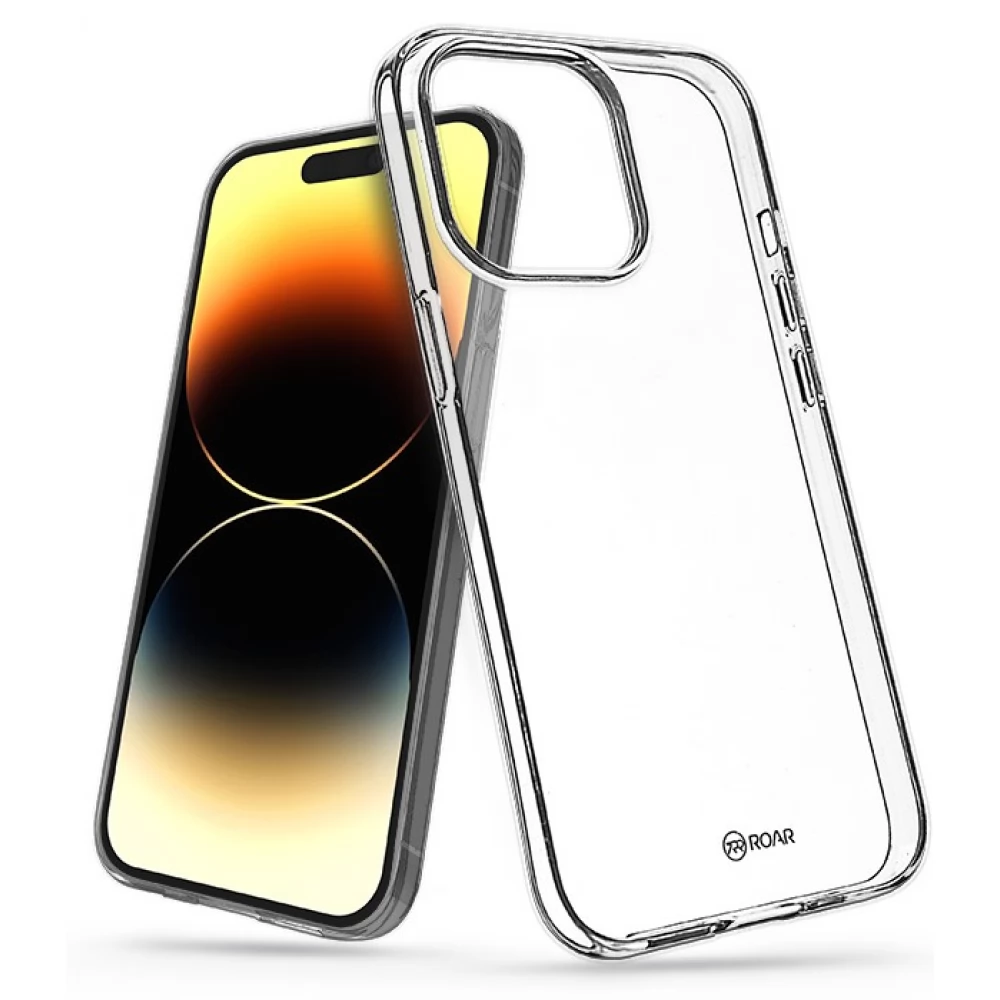 ROAR All Day Full 360 Silicon back panel iPhone 14 Pro transparent ...