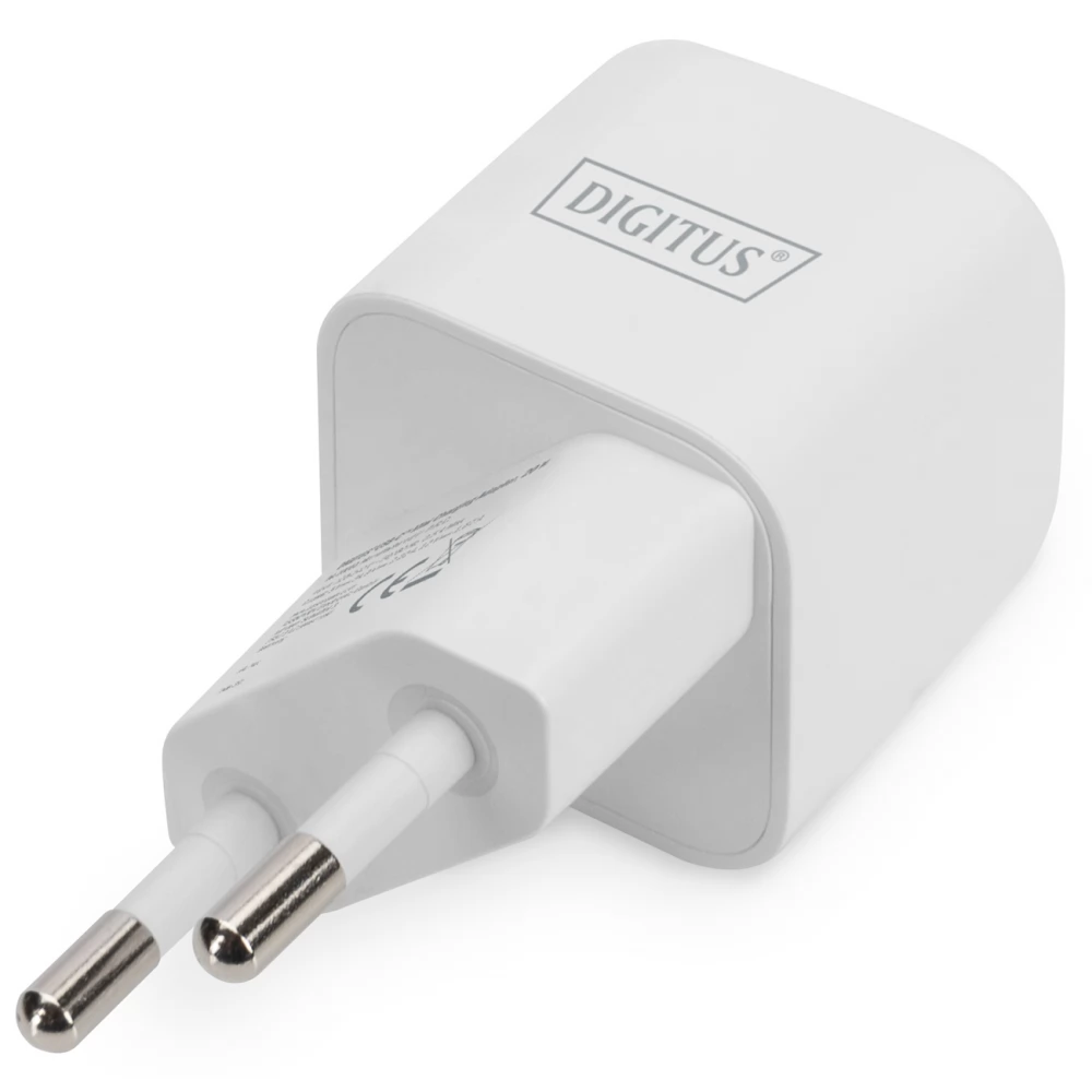 DIGITUS DA-10060 USB C Mini Charging Adapter 20W fehér - iPon.hu