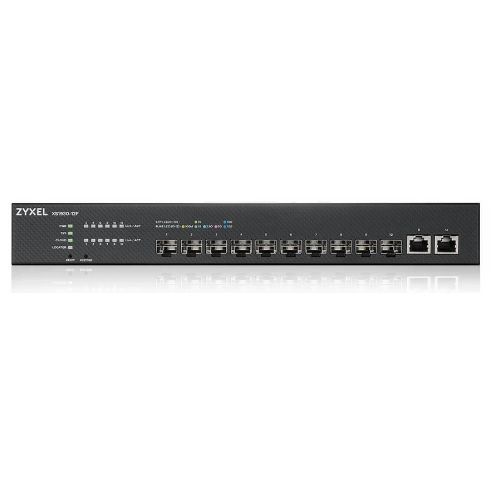 ZYXEL XS1930-12F-ZZ0101F 10/12-port Multi-Gigabit Smart Managed Switch ...