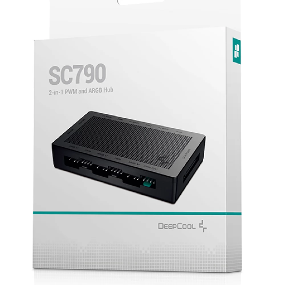 DEEPCOOL SC790 2 az 1-ben PWM and RGB controller distributor hub ...