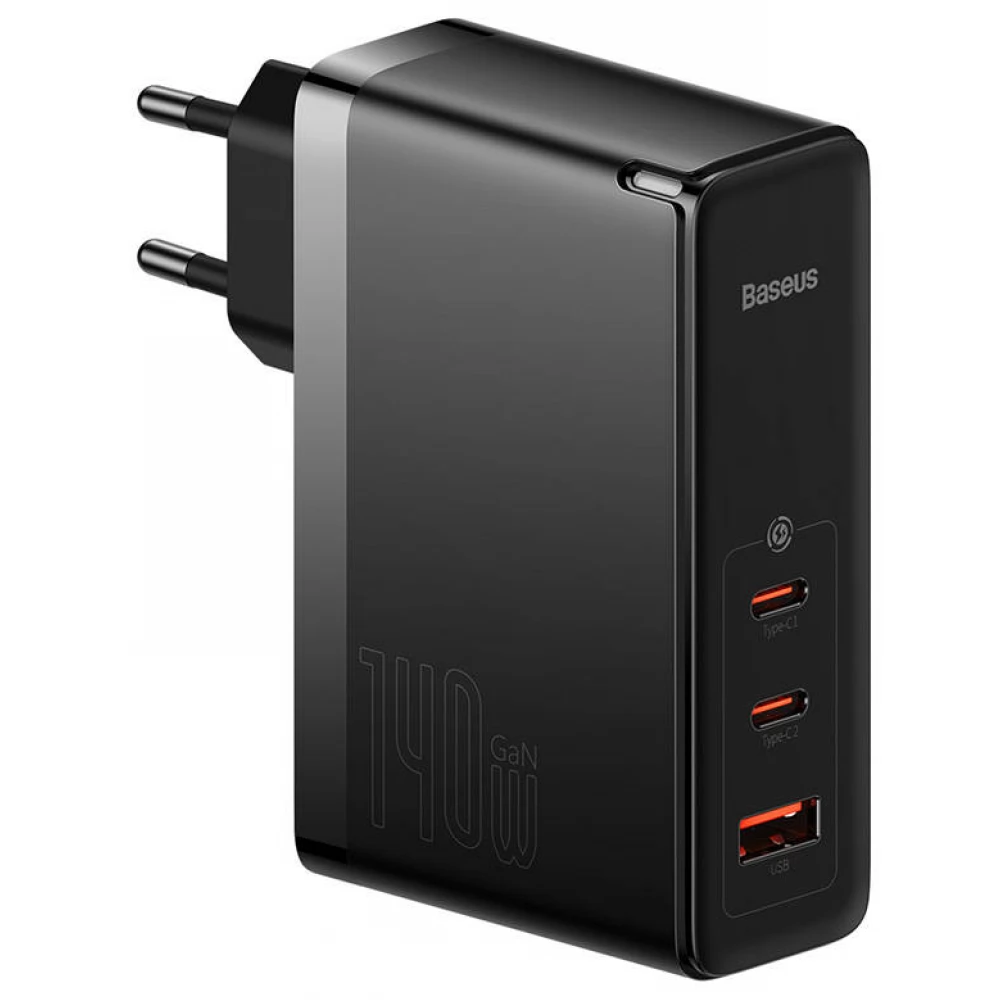 BASEUS 140W GaN5 Pro wall charger black - iPoncomp.com