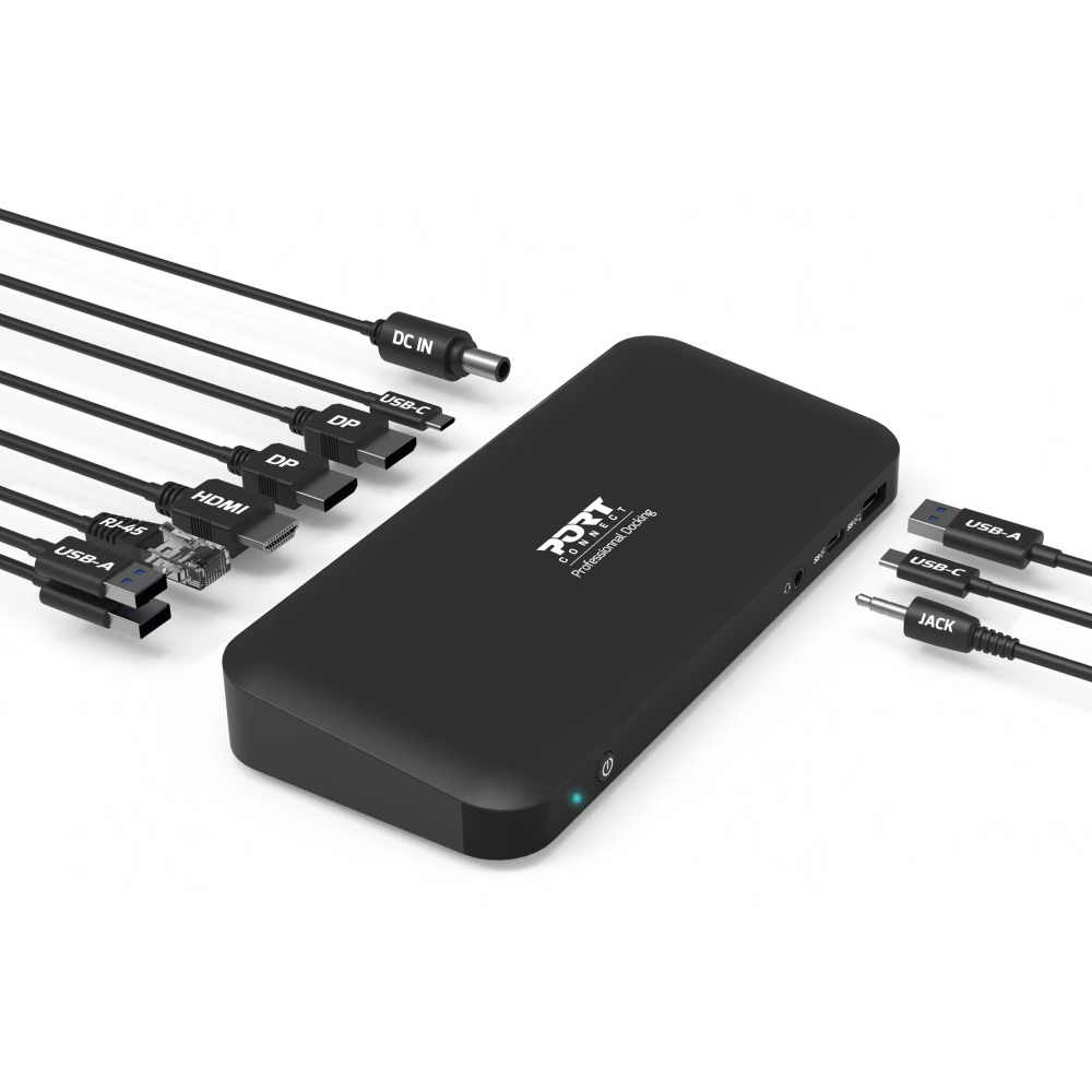 PORT DESIGNS USB-C 3X4K Office Docking Station - iPon.hu