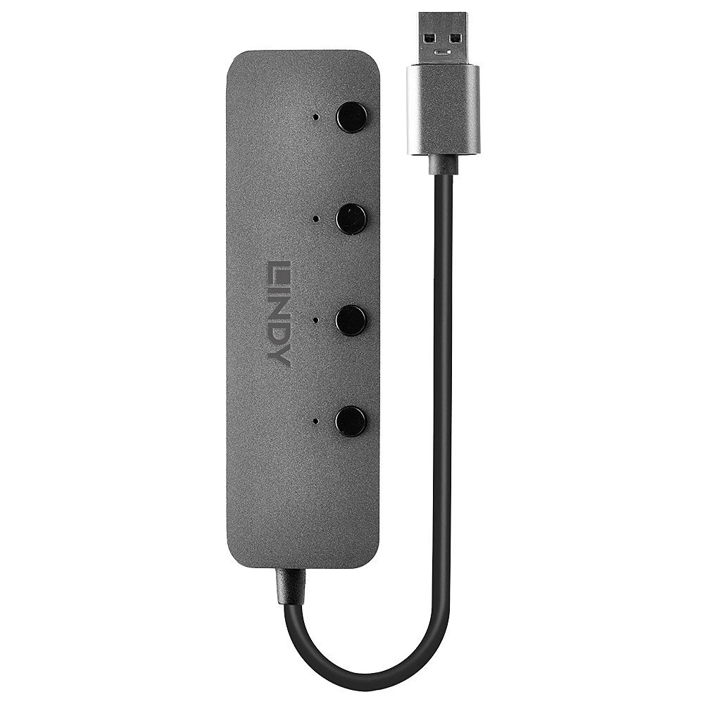 LINDY 4 Port USB 3.0 Hub with On/Off Switches - iPon.hu