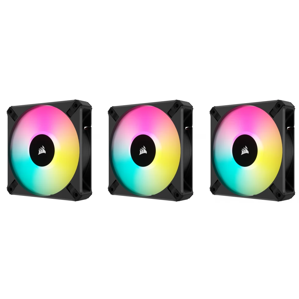 CORSAIR AF120 RGB ELITE fekete 3 darabos szett - iPon.hu