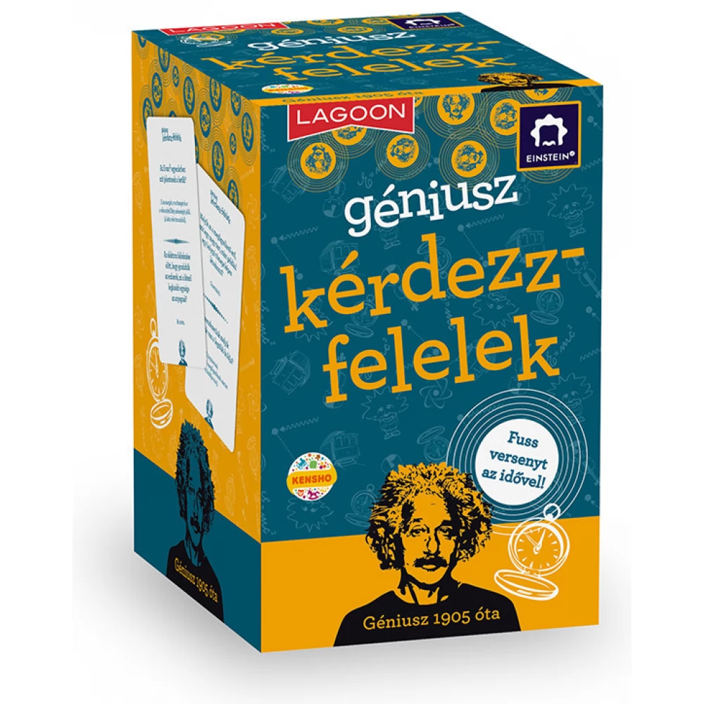 LAGOON GAMES Einstein Géniusz Kérdezz-Felelek board game - iPoncomp.com