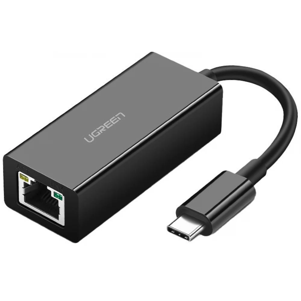 UGREEN 50307 USB-C 3.0 UTP Converter 1Gbps black - iPoncomp.com
