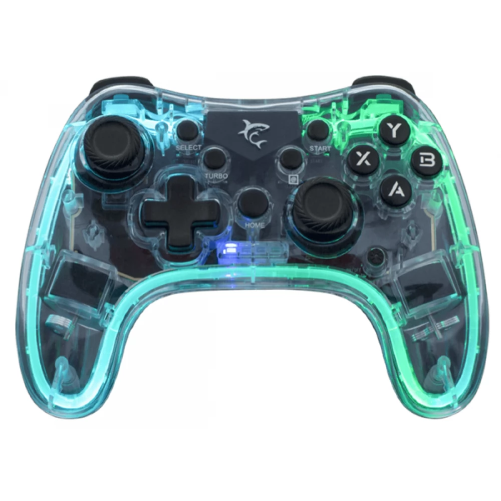 WHITE SHARK GPW-8039 LEGION Wireless Gamepad MULTI transparent RGB ...