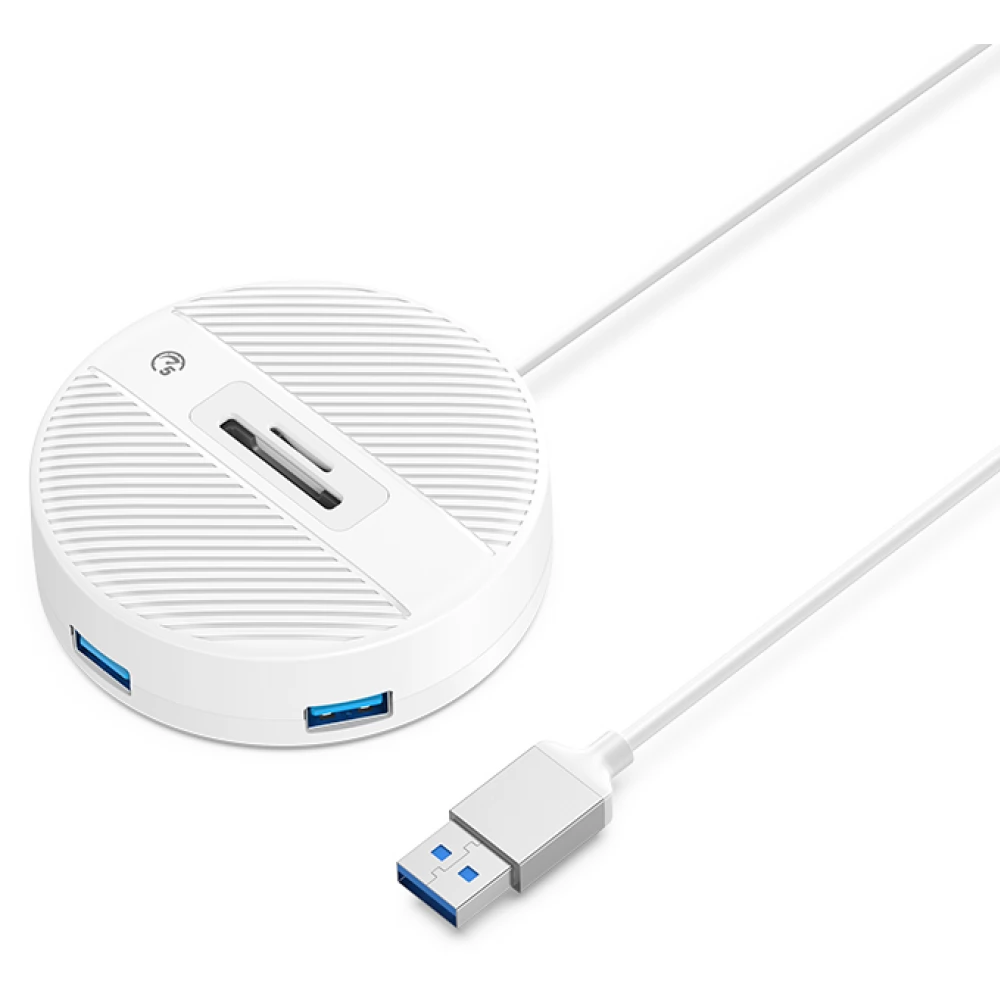 ORICO Desktop Type 4-Port USB Hub with SD/TF Port fehér - iPon.hu