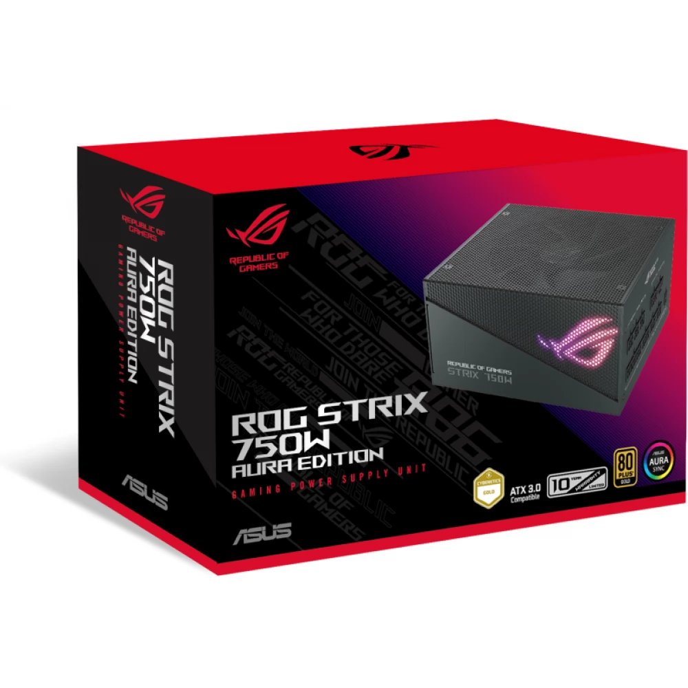 ASUS ROG Strix 750G 750W Gold Aura Edition - iPoncomp.com