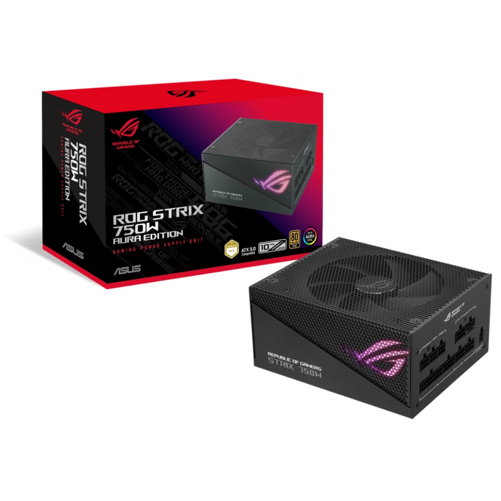 ASUS ROG Strix 750G 750W Gold Aura Edition - iPoncomp.com