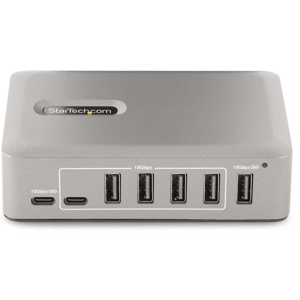 STARTECH 10-Port USB-C Hub - 8x USB-A/2x USB-C - Self-Powered w/65W ...