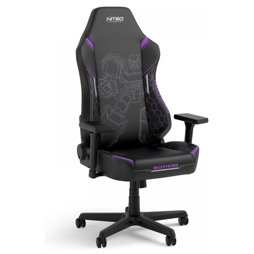 NITRO CONCEPTS X1000 Gamer chair Transformers Decepticons Edition ...