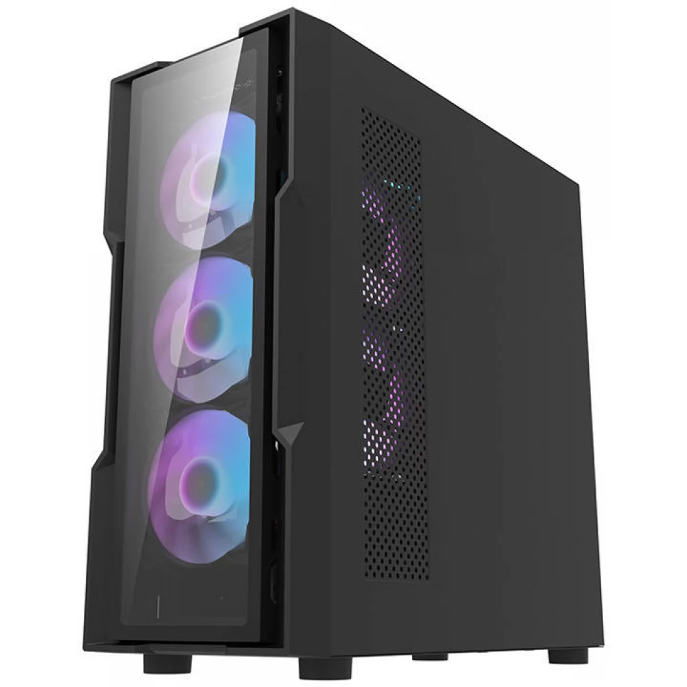 DARKFLASH DK431 Glass black + 4 pcs fan - iPoncomp.com