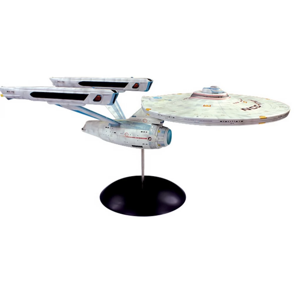 ROUND2 AMT 1/537 Star Trek Enterprise NCC-1701 refit spacecraft model ...