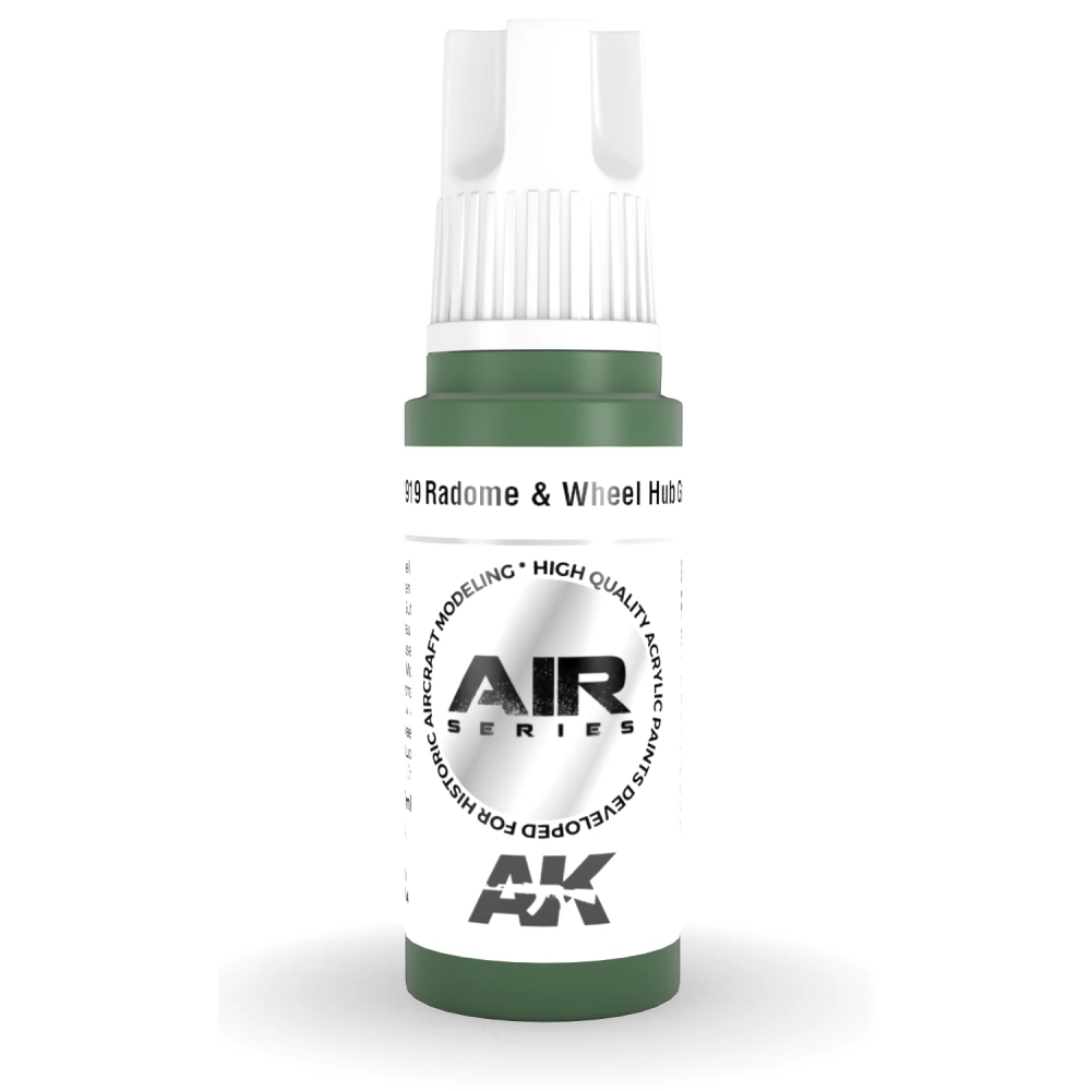 AK INTERACTIVE AIR Radome & Wheel Hub Green acrylic paint 17ml ...