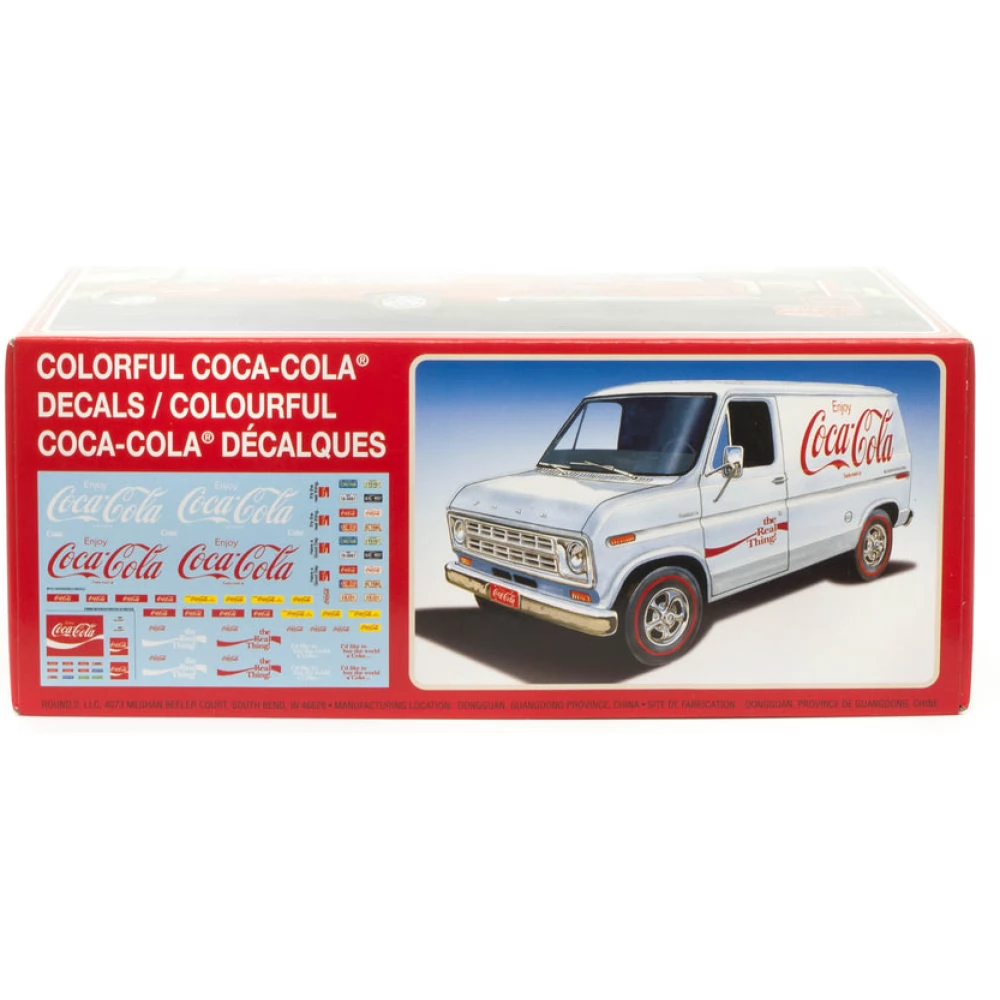 ROUND2 AMT Coca-Cola 1/25 1977 Ford Van w/Vending Machine Van model ...