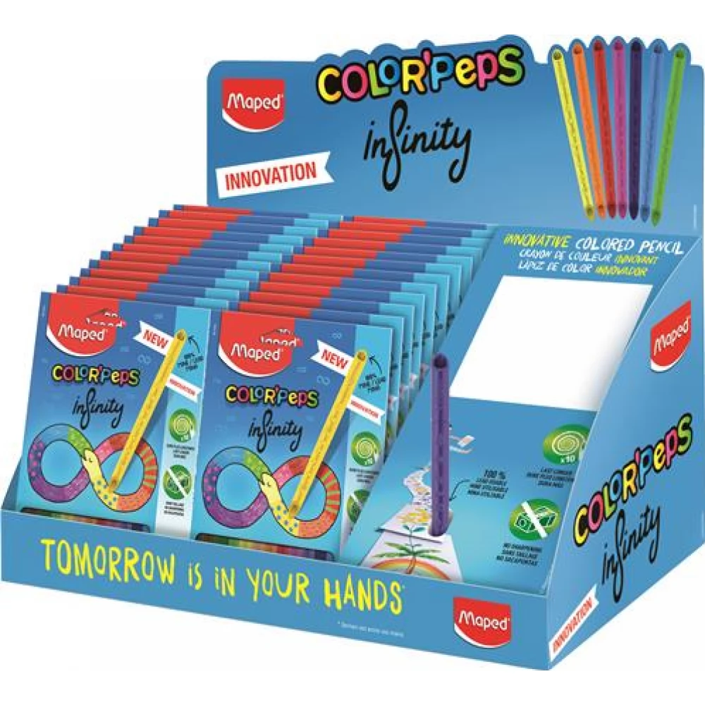 MAPED ColorPeps INFINITY Colored pencil display karton desktop ...