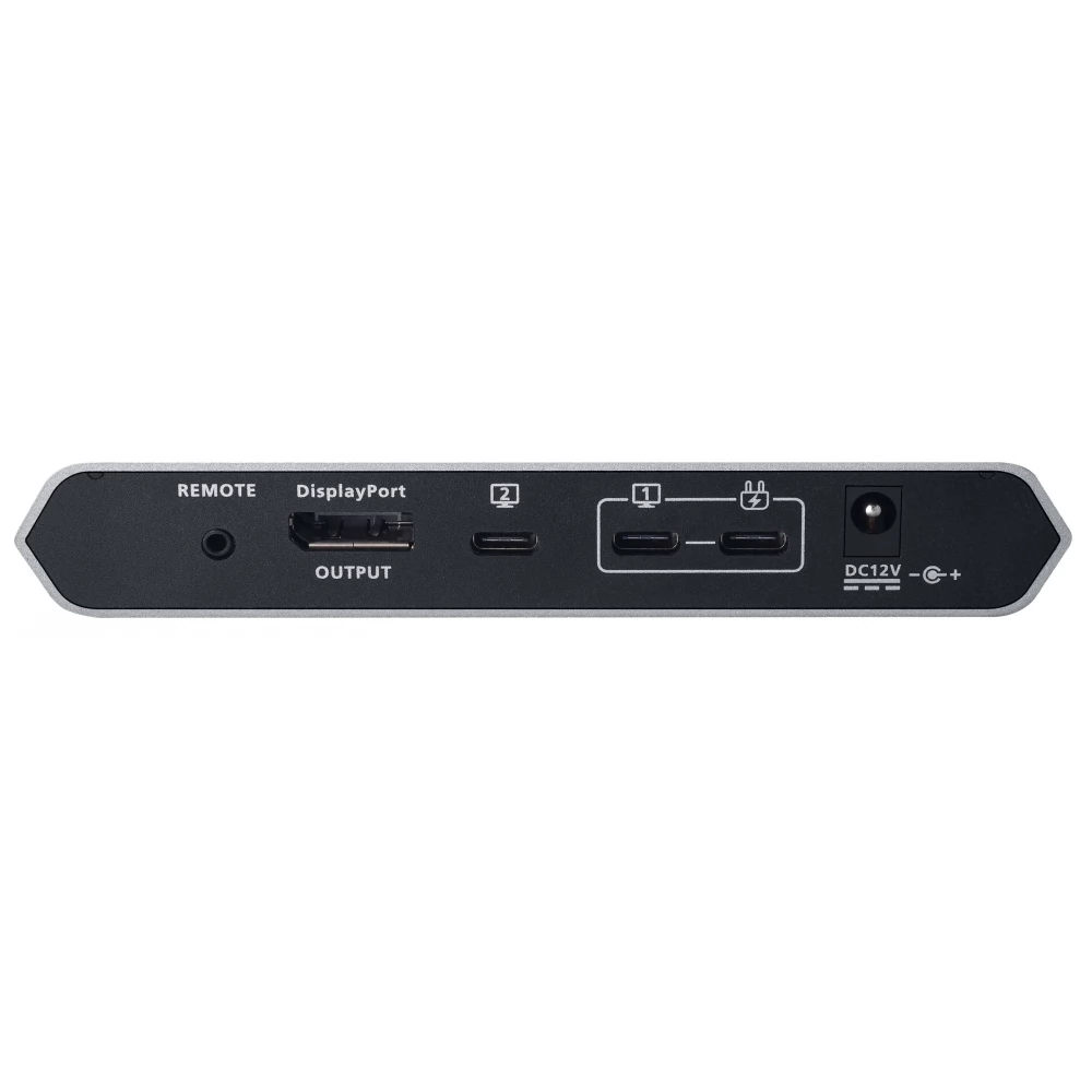ATEN 2 Port 4K DisplayPort USB C KVM Dock Switch With Power Pass aten-2-port-4k-displayport-usb-c-kvm-dock-switch-with-power-pass